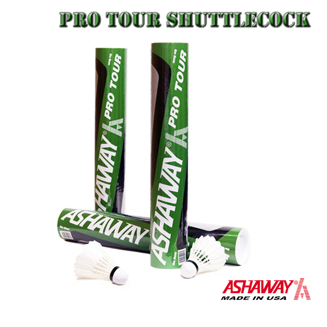 Ashaway Pro Tour Badminton Feather Shuttlecock (Speed 76) – Quickway Sports