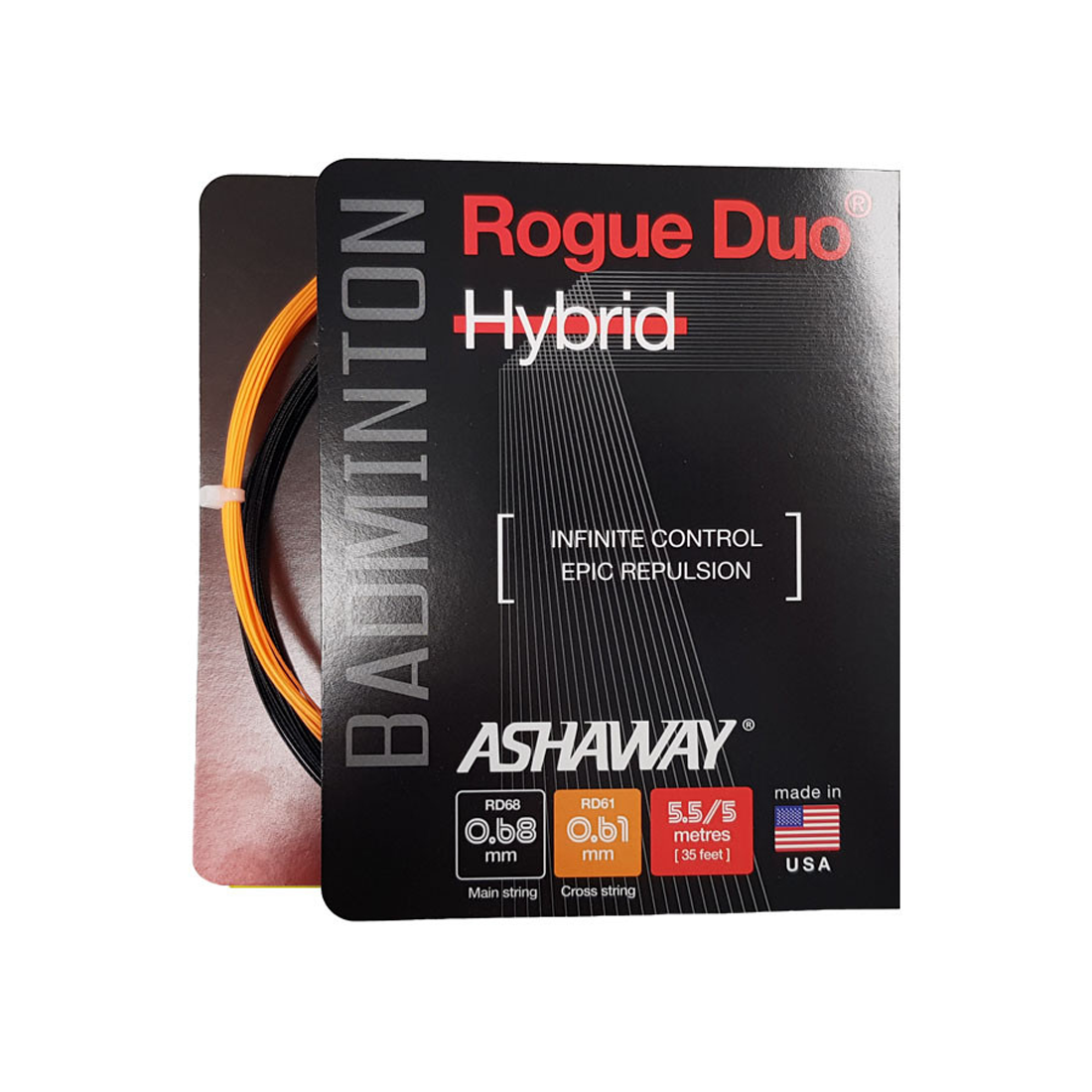 ASHAWAY Badminton String Ashaway Rogue Duo Hybrid Set – Quickway Sports
